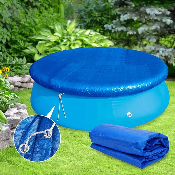 UNKNOWN | Other | 8 Ft Round Pool Cover For Easy Cover Drawstring ...